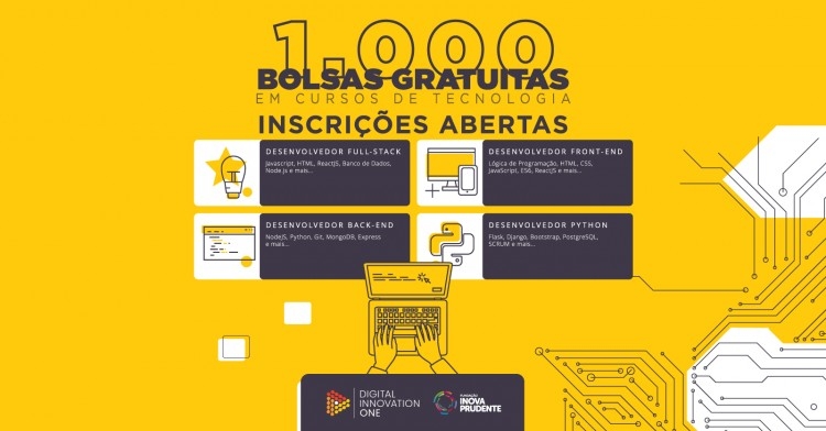 Inscrições abertas - Cursos de tecnologia (Digital Innovation One ...